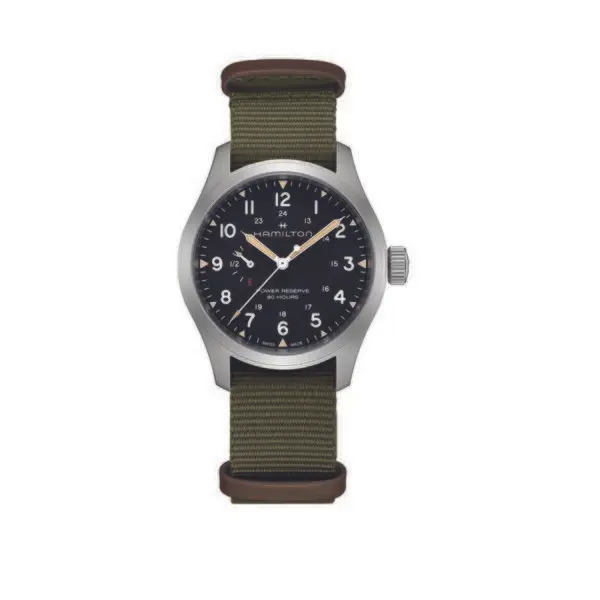 Hamilton Khaki Field Mechanical Power Reserve Watch - Stainless Steel