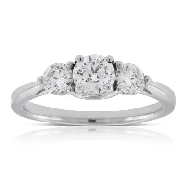 IKUMA Canadian Diamond Engagement Three-stone Ring - Wg