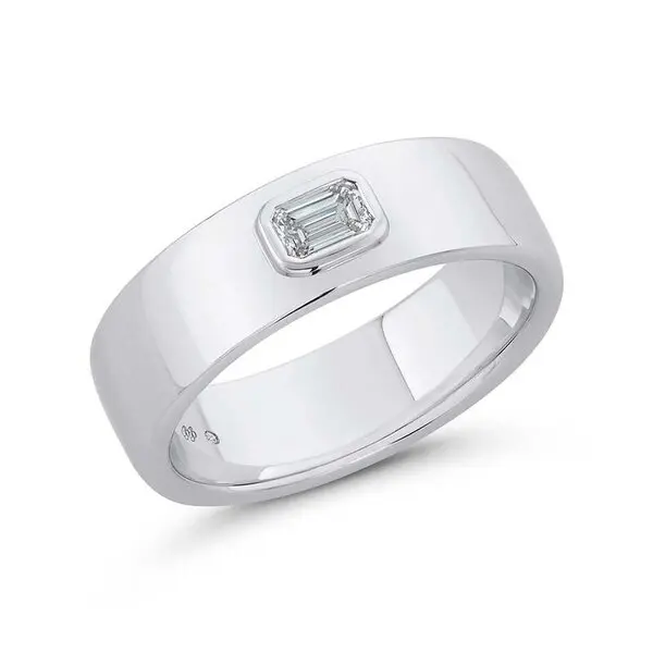 BELLA PONTE Gents Diamond Band In Platinum - Plt