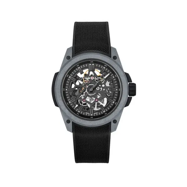 NORQAIN Wild One Skeleton Black Dial Watch, 42mm - Titanium