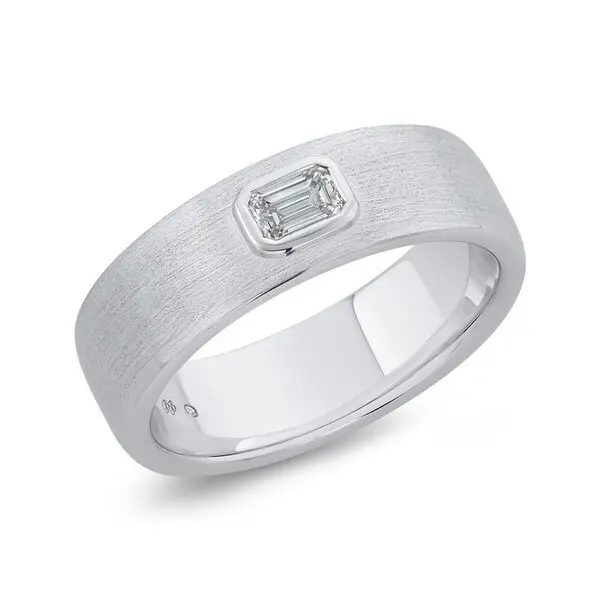 BELLA PONTE Gents Diamond Band In 14k - Wg