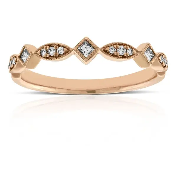 Benbridge 14k Rose Gold Diamond Band - H-i
