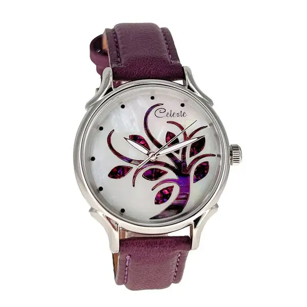 CELESTE Rise Mother Of Pearl Dial Watch - Stainless Steel