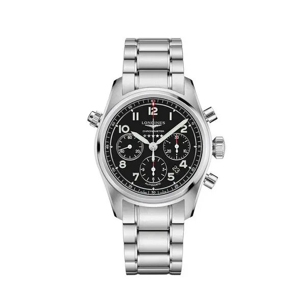 LONGINES Spirit Chronograph 42mm Watch - Stainless Steel