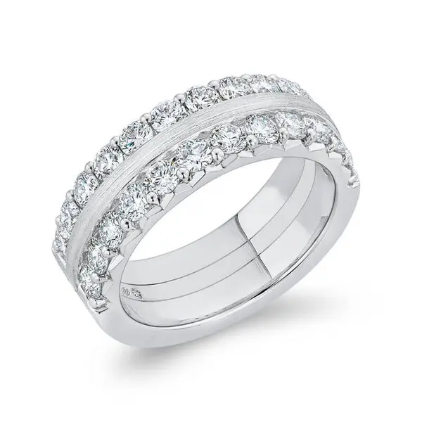 BELLA PONTE Diamond Band Ring - Wg