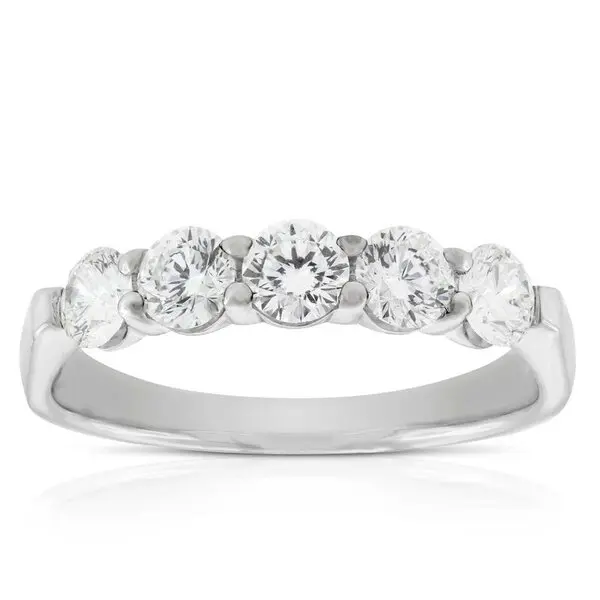 SIGNATURE 18k White Gold 1 Ctw Diamond Band - Wg