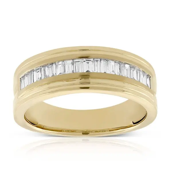 Benbridge Baguette Diamond Band In 14k Gold - Yg
