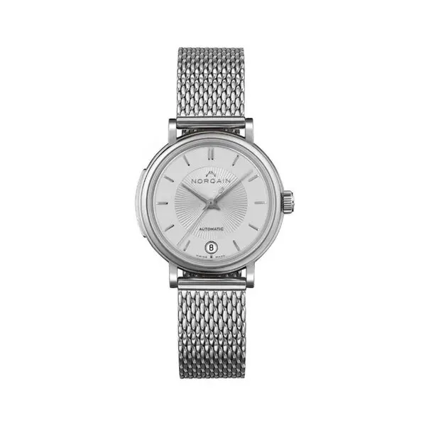 NORQAIN Freedom 60 White Dial Watch, 34mm - Stainless Steel