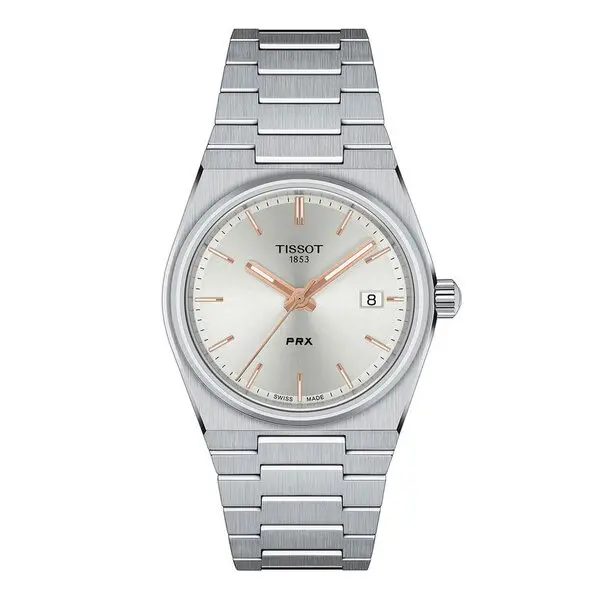 TISSOT Prx 35mm Silver Dial Watch - Stainless Steel