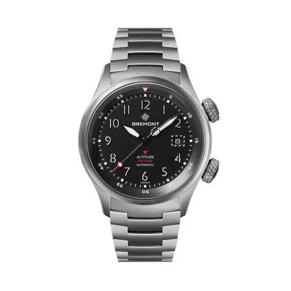 BREMONT Altitude Mb Meteor Black Dial Watch 42mm - Titanium
