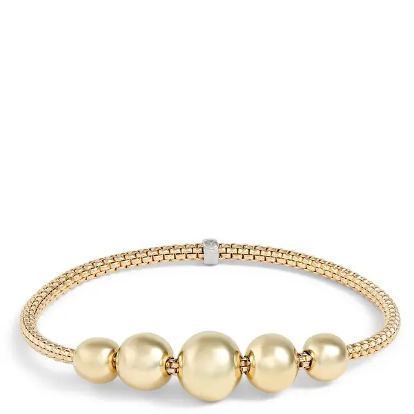 TOSCANO 14k Yellow Gold Beaded Bracelet - Yg