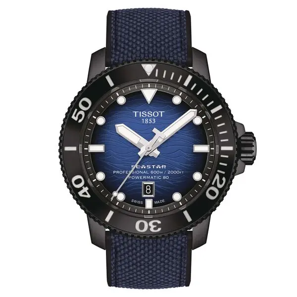 TISSOT Seastar 2000 Professional Powermatic 80 46mm Watch - Stainless Steel
