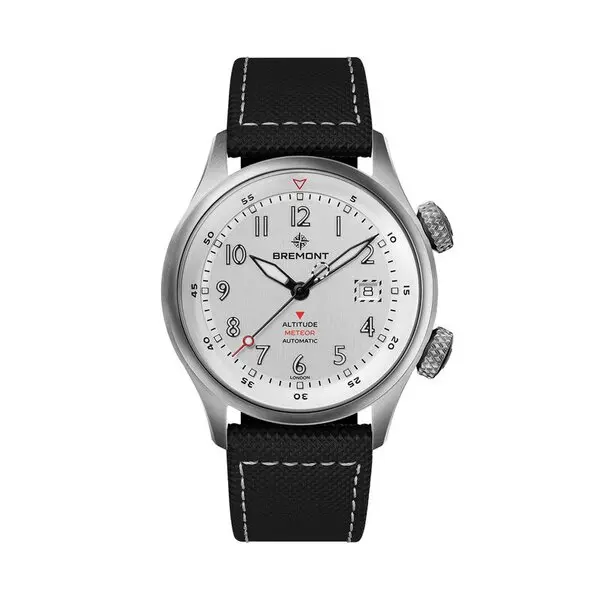 BREMONT Altitude Mb Meteor Silver Dial Watch 42mm - Titanium