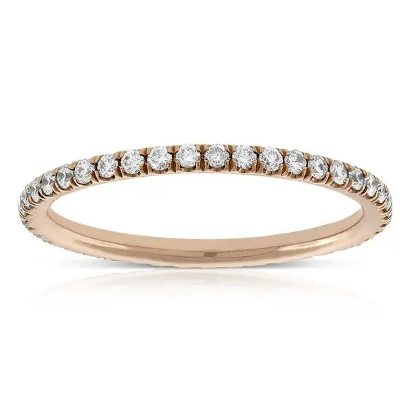 Benbridge Diamond Eternity Band In 14k - Rose Gold