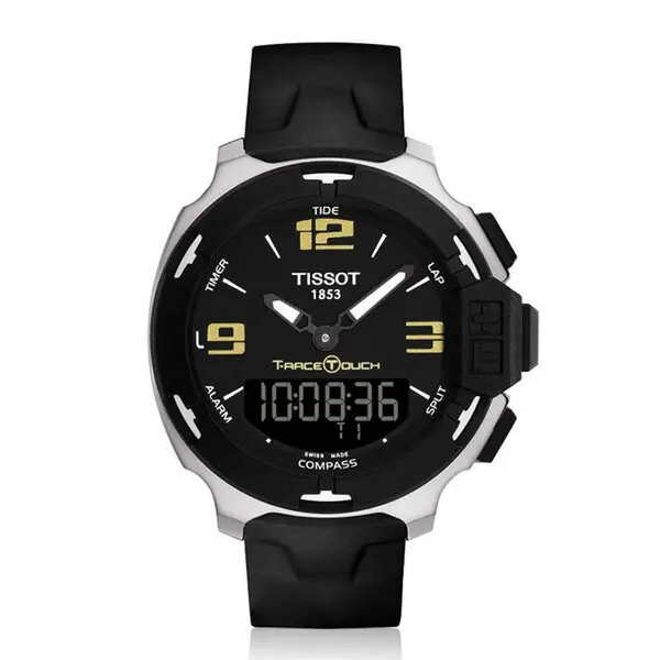 TISSOT T-race Black Dial Watch 42mm - Stainless Steel