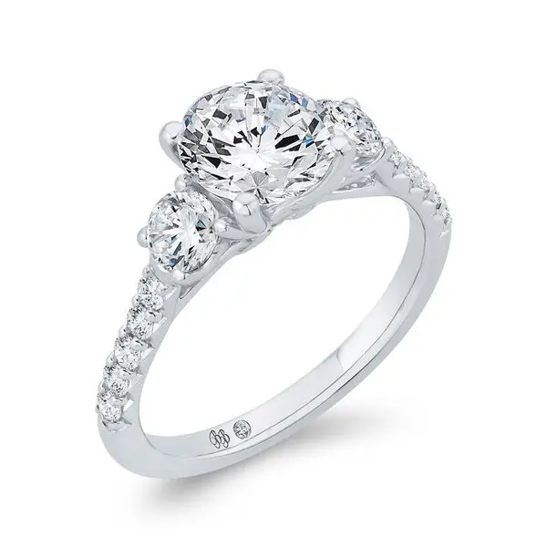 BELLA PONTE 14k Engagement Ring Setting - Wg
