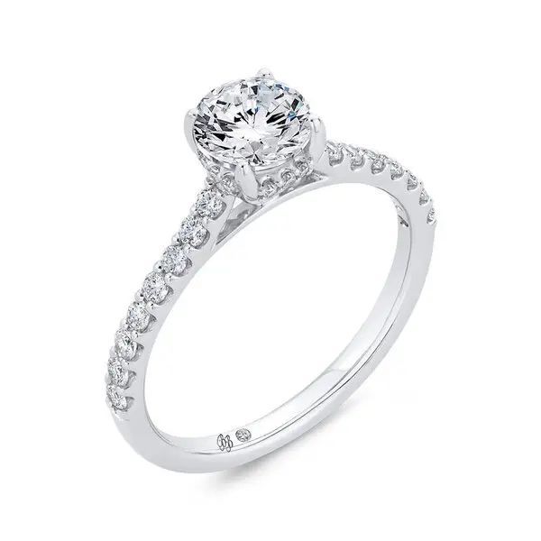 BELLA PONTE 14k Engagement Ring Setting - Wg