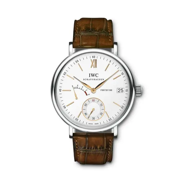 IWC SCHAFFHAUSEN Portofino Hand-wound Eight Days 45mm Watch - Stainless Steel