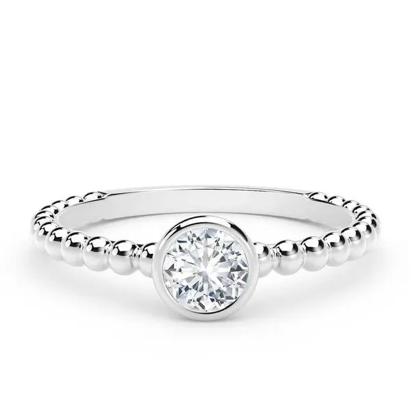 DE BEERS FOREVERMARK Tribute Diamond Ring - Wg