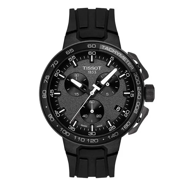 TISSOT T-race Cycling Black Dial Watch - Stainless Steel