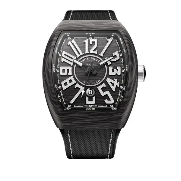 Franck Muller Vanguard Classic Carbon Watch - Carbon Fiber