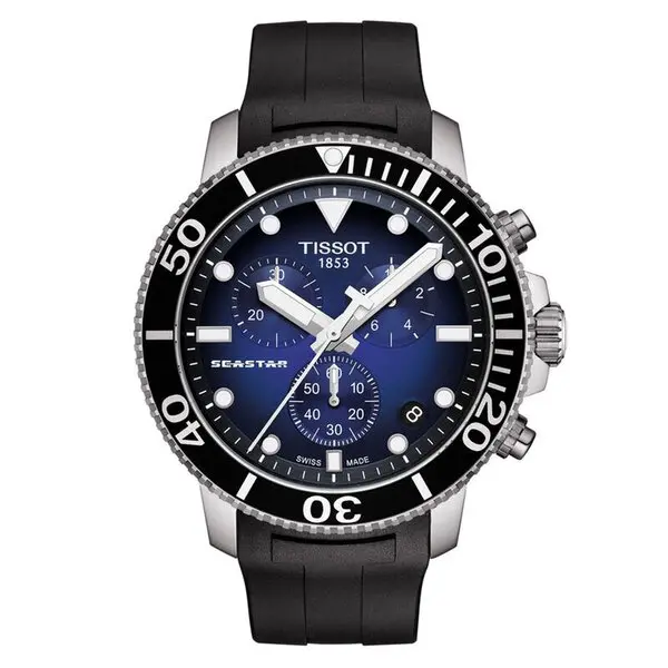 TISSOT Seastar 1000 45.5mm Watch - Stainless Steel