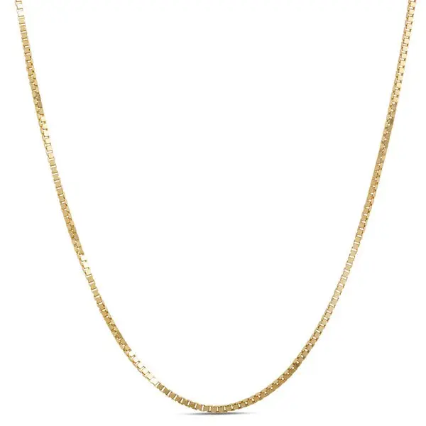 Benbridge 14k Yellow Gold 18-inch Box Link Necklace - Yg