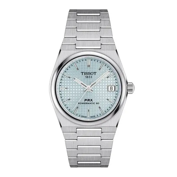 TISSOT Prx 35mm Blue Dial Watch - Stainless Steel