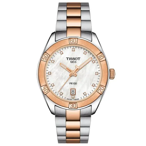 TISSOT Pr 100 Sport Chic 36mm Watch - Stainless Steel