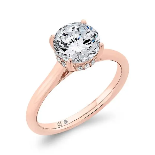 BELLA PONTE 14k Rose Gold Engagement Ring Setting - Rg