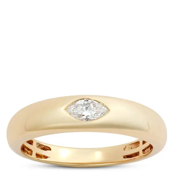 Benbridge Solitaire Marquise Diamond Band In 14k Yellow Gold - Yg