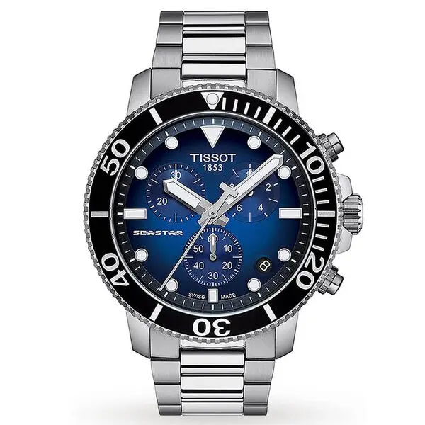 TISSOT Seastar 1000 45.5mm Watch - Stainless Steel