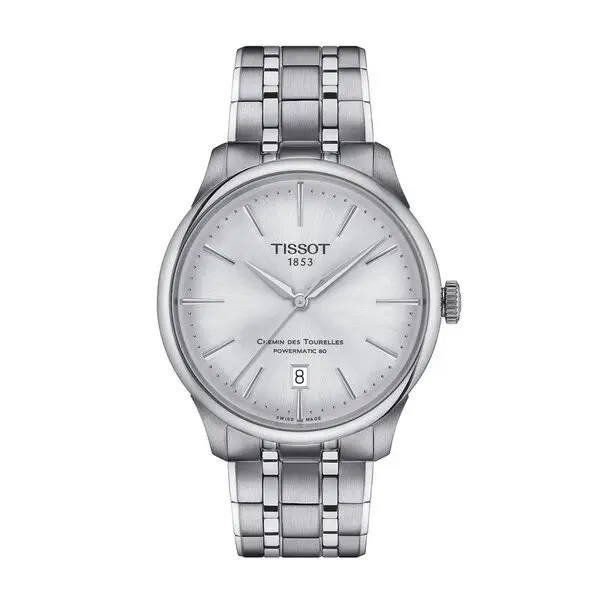 TISSOT Chemin Des Tourelles Powermatic 80 39mm Watch - Stainless Steel