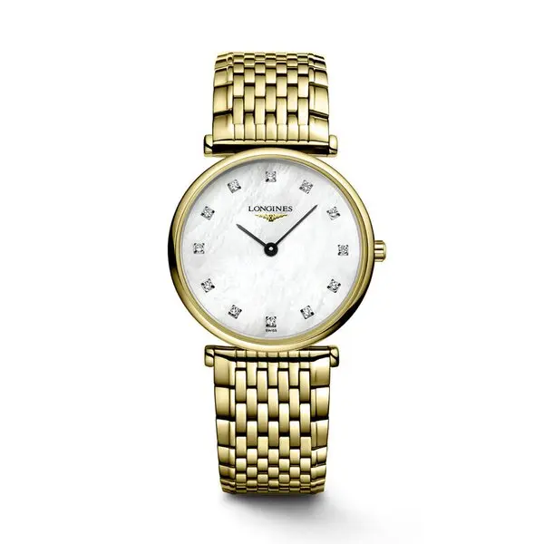 LONGINES La Grande Classique White Mother Of Pearl Dial Watch - Stainless Steel