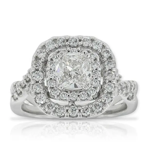 Benbridge Diamond Ring With 14k White Gold Setting - Wg