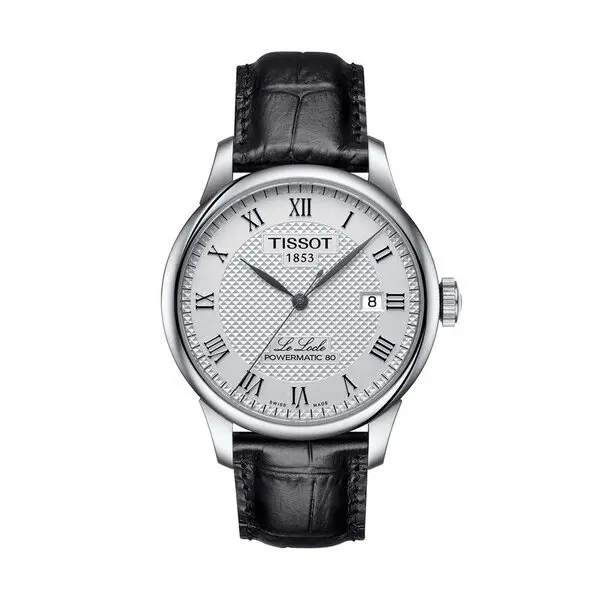 TISSOT Le Locle 39.3mm Silver Dial Watch - Stainless Steel