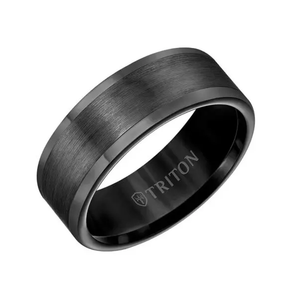 TRITON Contemporary Satin Finish Band - Tungsten
