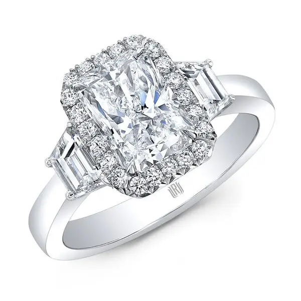 Rahaminov Radiant Diamond Ring - Wg