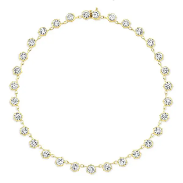 Rahaminov 18k Yellow Gold Diamond Choker Necklace - Yg