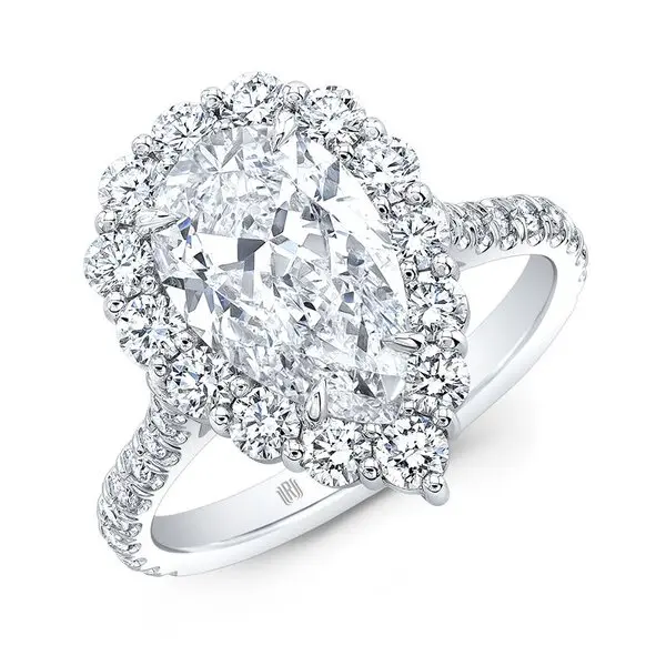 Rahaminov Pear Shape Diamond Ring - Wg
