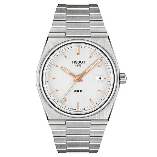 TISSOT Prx 40mm Silver Dial Watch - Stainless Steel