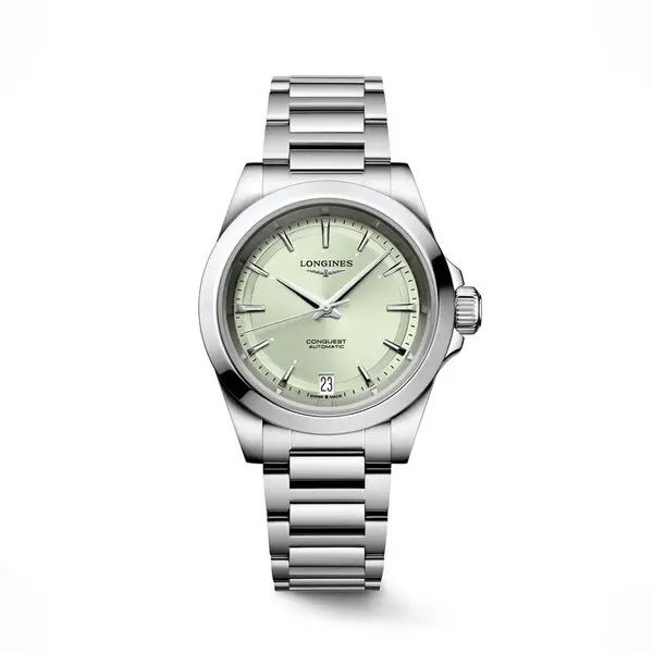LONGINES Conquest Green Dial Watch, 34mm - Not Applicable