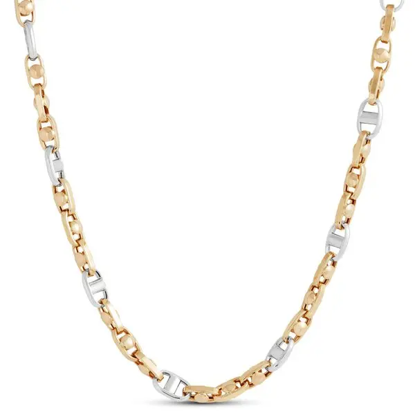 TOSCANO Anchor Link Two-tone Necklace - Tt