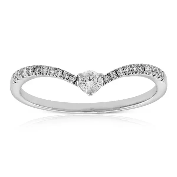 Benbridge Diamond Chevron Ring 14k - Wg