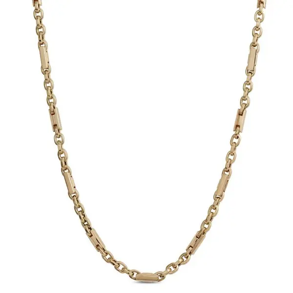 TOSCANO 24-inch Mixed Link Neck Chain - Yg