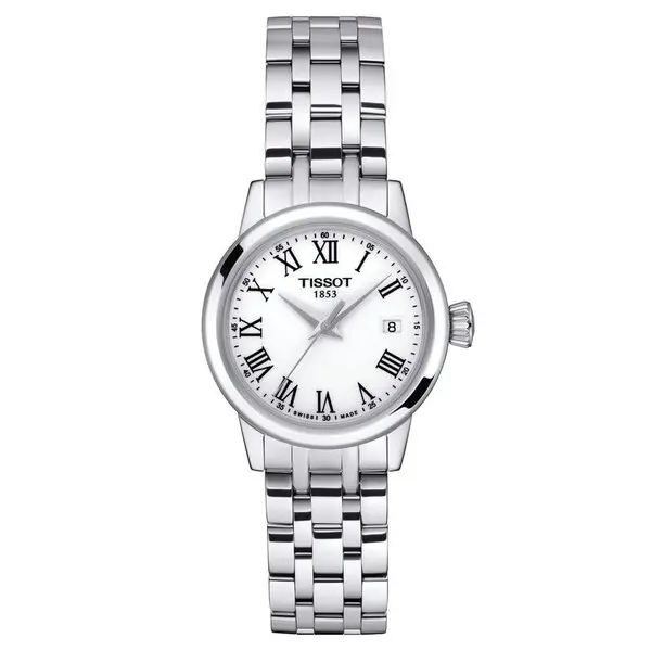 TISSOT Classic Dream White Dial Watch - Stainless Steel