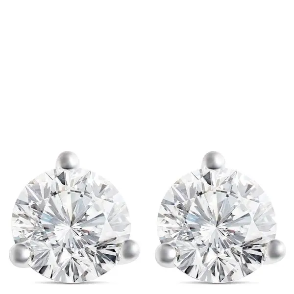 SIGNATURE Ben Bridge 18k White Gold 1 Ctw. Diamond Stud Earrings - H-i