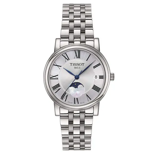 TISSOT Carson Premium Silver Dial Watch 32mm - Stainless Steel