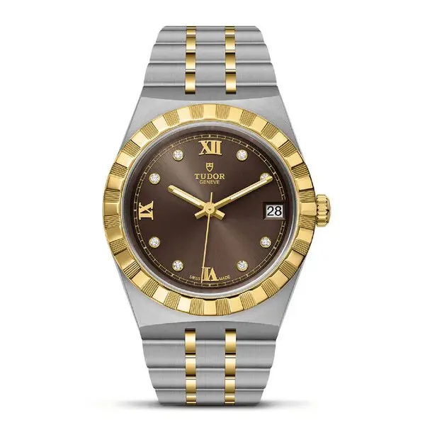 TUDOR Royal Brown Dial Watch, 34mm - Not Applicable
