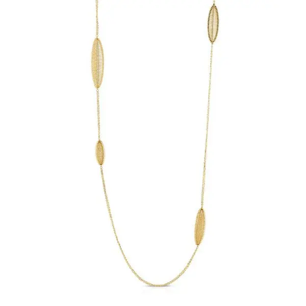 TOSCANO Coiled Stations 14k Necklace - Yg
